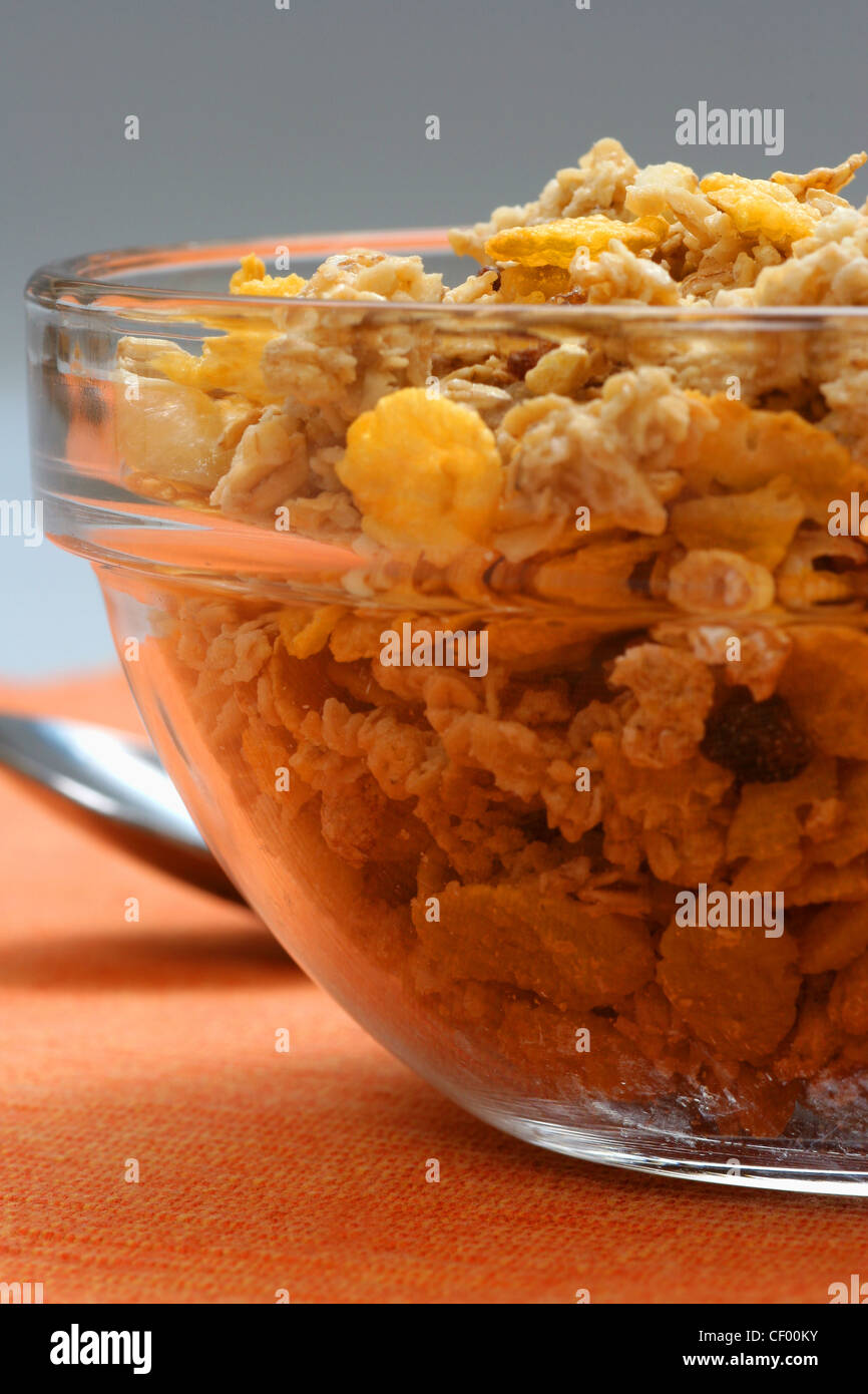 Honey nut cornflakes close up hi-res stock photography and images - Alamy
