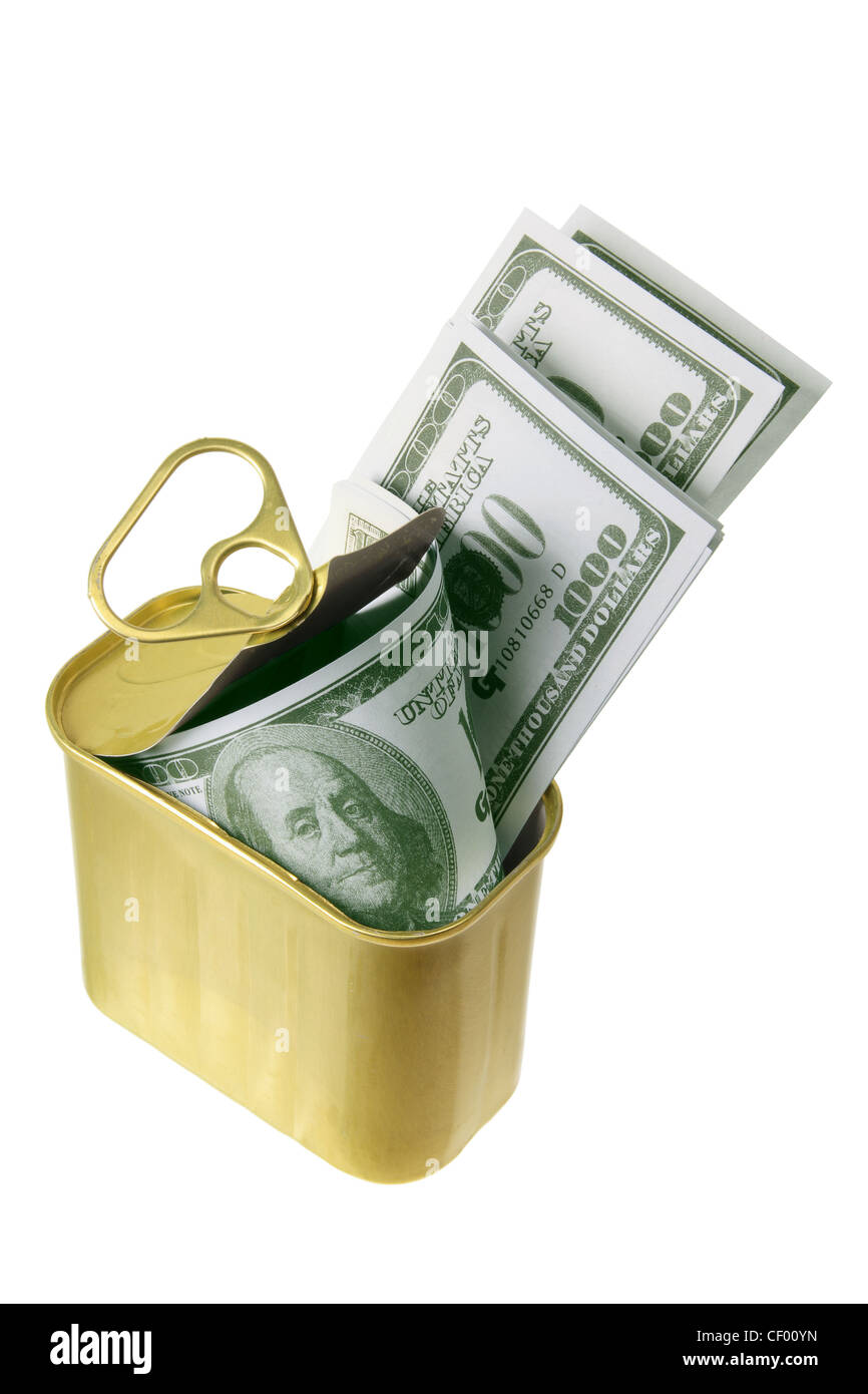 Money tin can hi-res stock photography and images - Alamy
