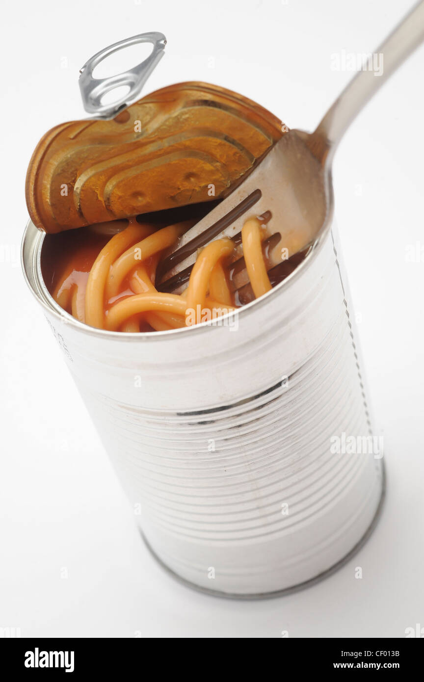 Tinned spaghetti cut out hi-res stock photography and images - Alamy