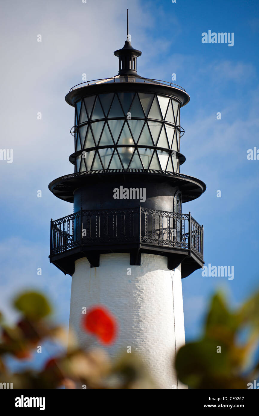 Key Biscayne lighthouse Stock Photo - Alamy
