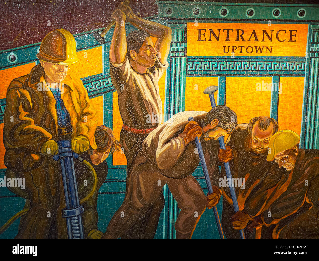 murals in Grand central subway station in NYC Stock Photo - Alamy