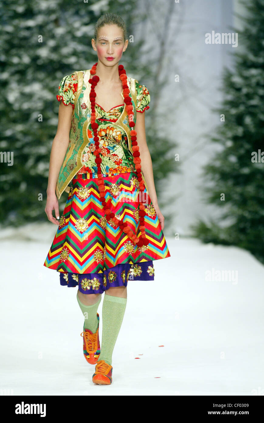 Manish Arora London Ready to Wear Autumn Winter Blonde female model ...