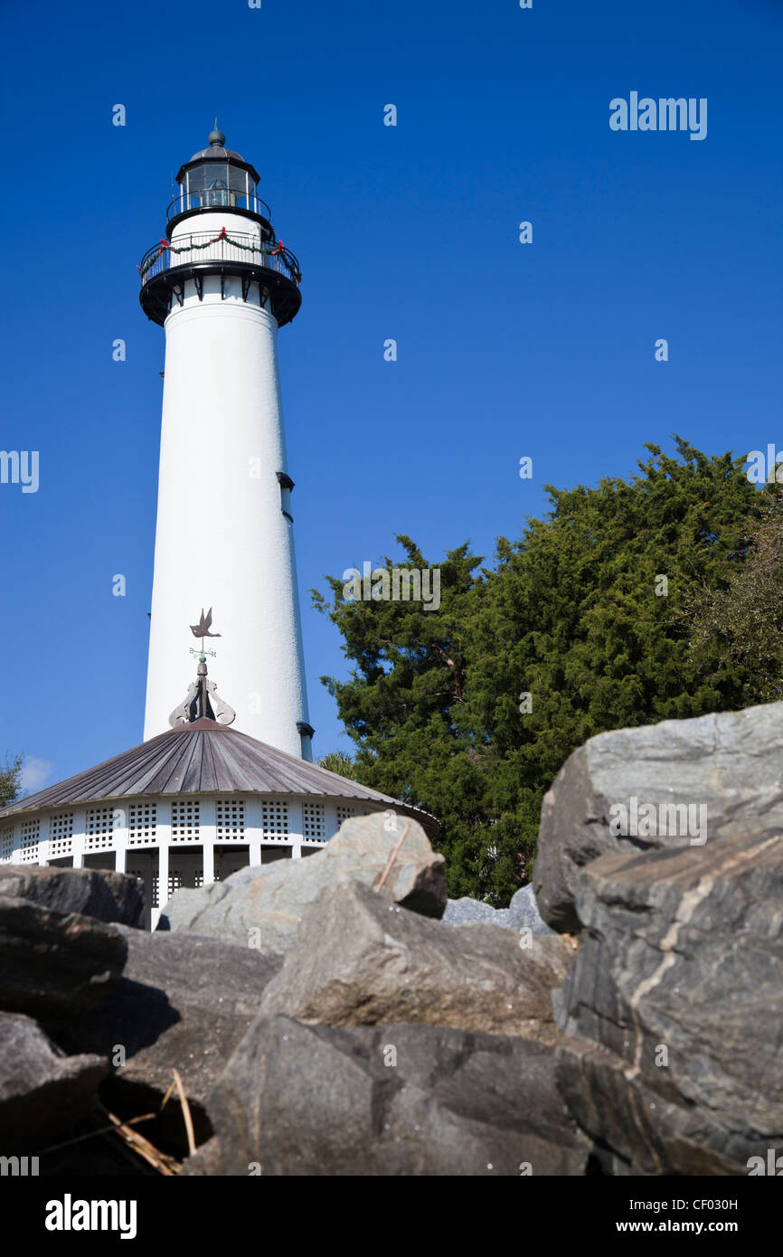 Saint Simons Lighthouse in Georgia, USA Stock Photo - Alamy