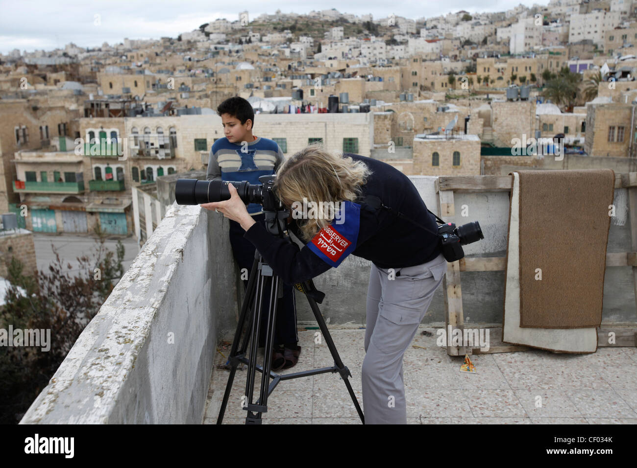 A member of the TIPH (Temporary International Presence in Hebron) from ...