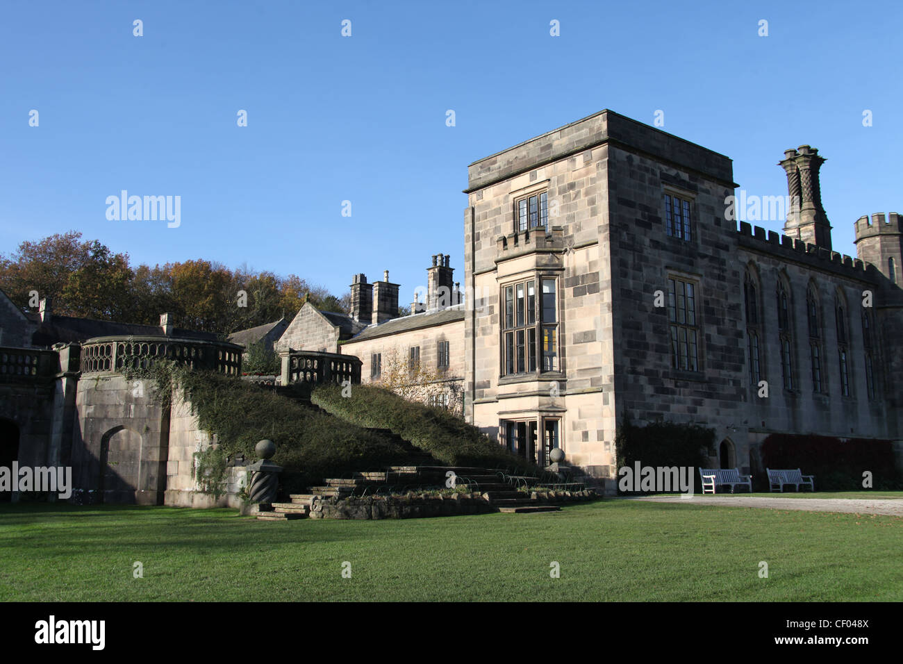 Ilam Hall in the Staffordshire Peak District Stock Photo - Alamy