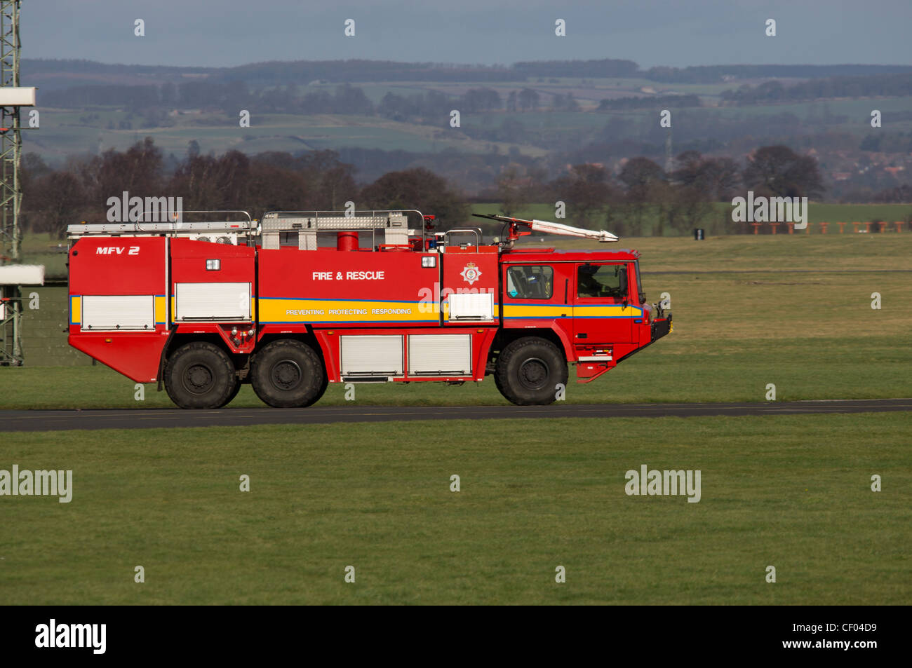 Airport crash tender hi-res stock photography and images - Alamy
