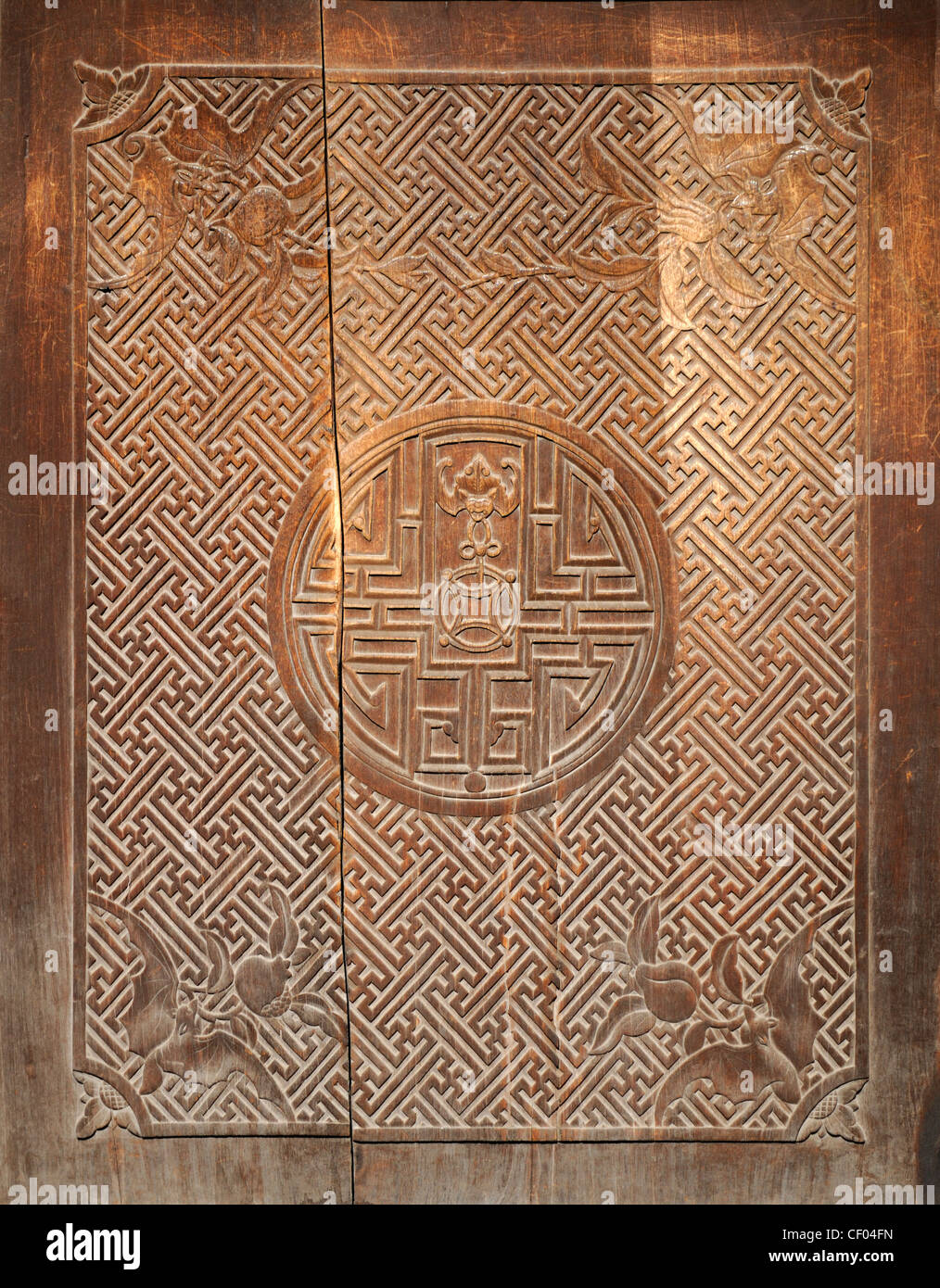 wood wooden door panel detail detailed design ornate decoration ...