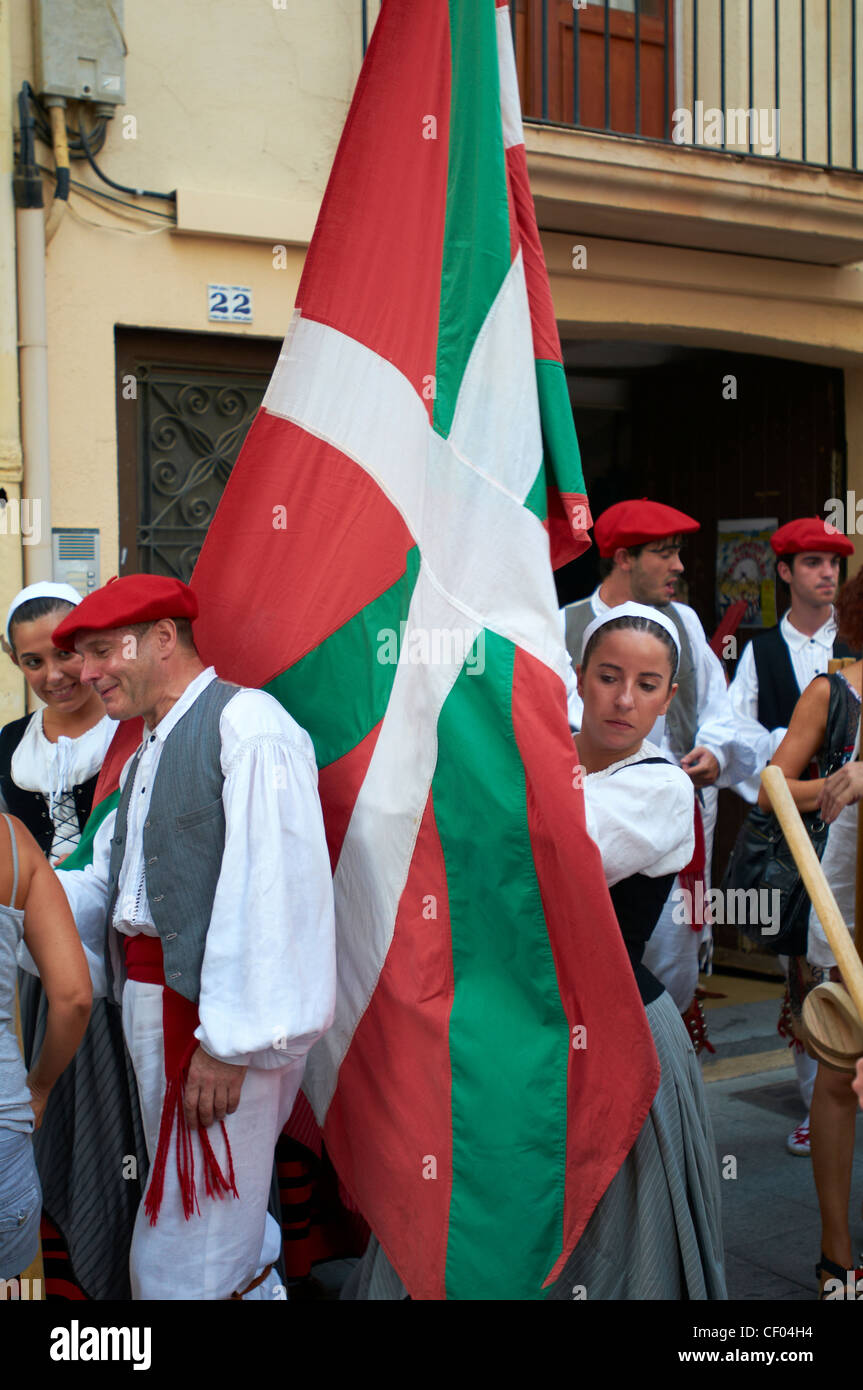-Traditional "Vasconian" Dancers- Ancient Traditions Stock Photo - Alamy