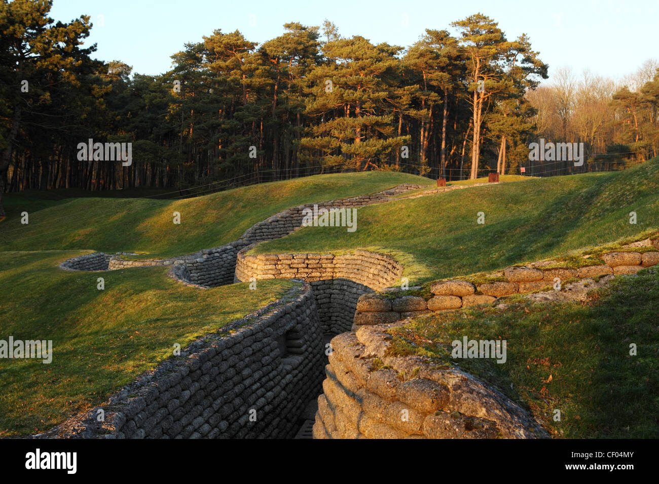 First World War trenches at Vimy Ridge National Historic Site of Canada ...