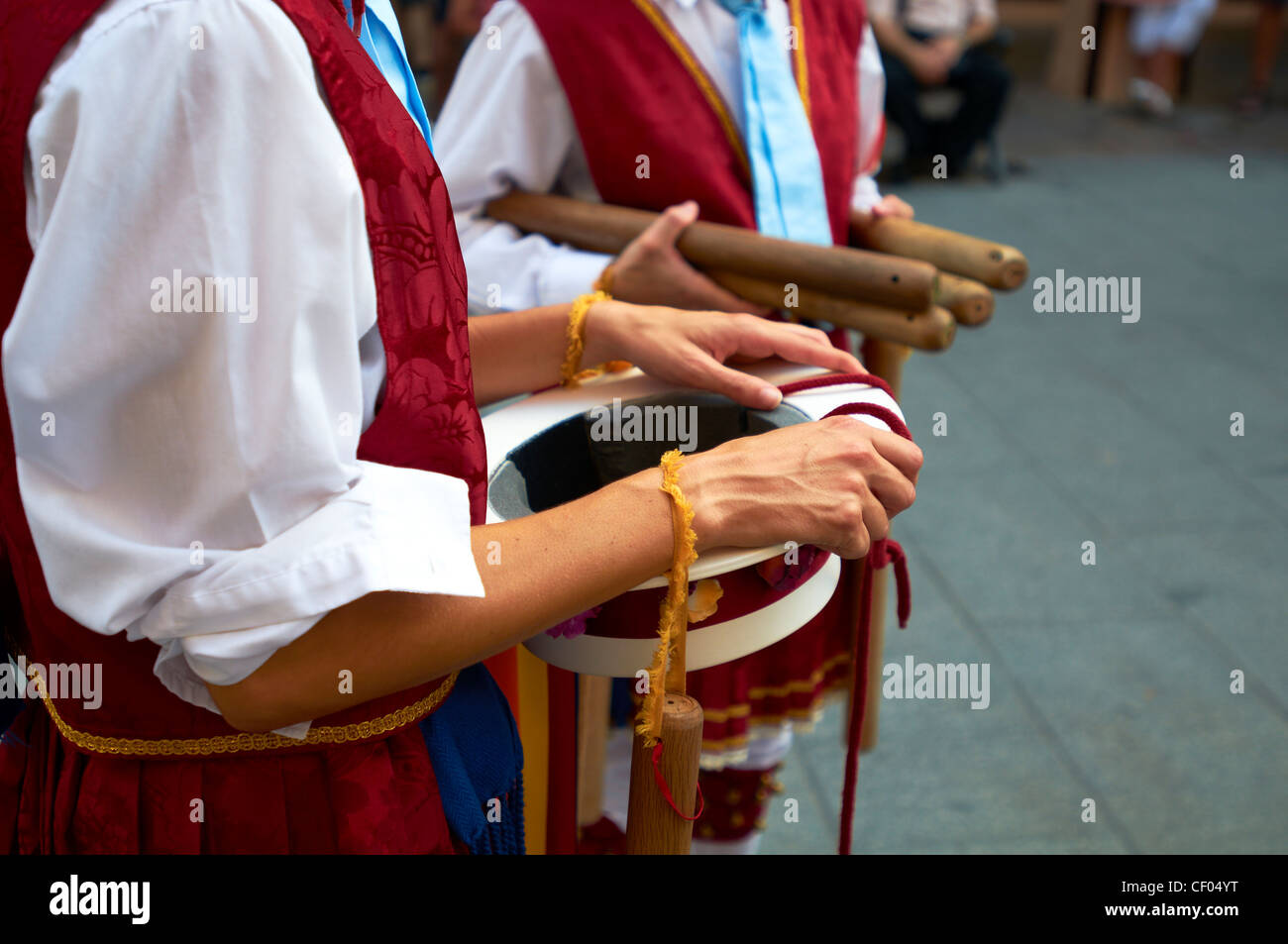 -Traditional "Catalonian" Dancers- Ancient Traditions Stock Photo - Alamy