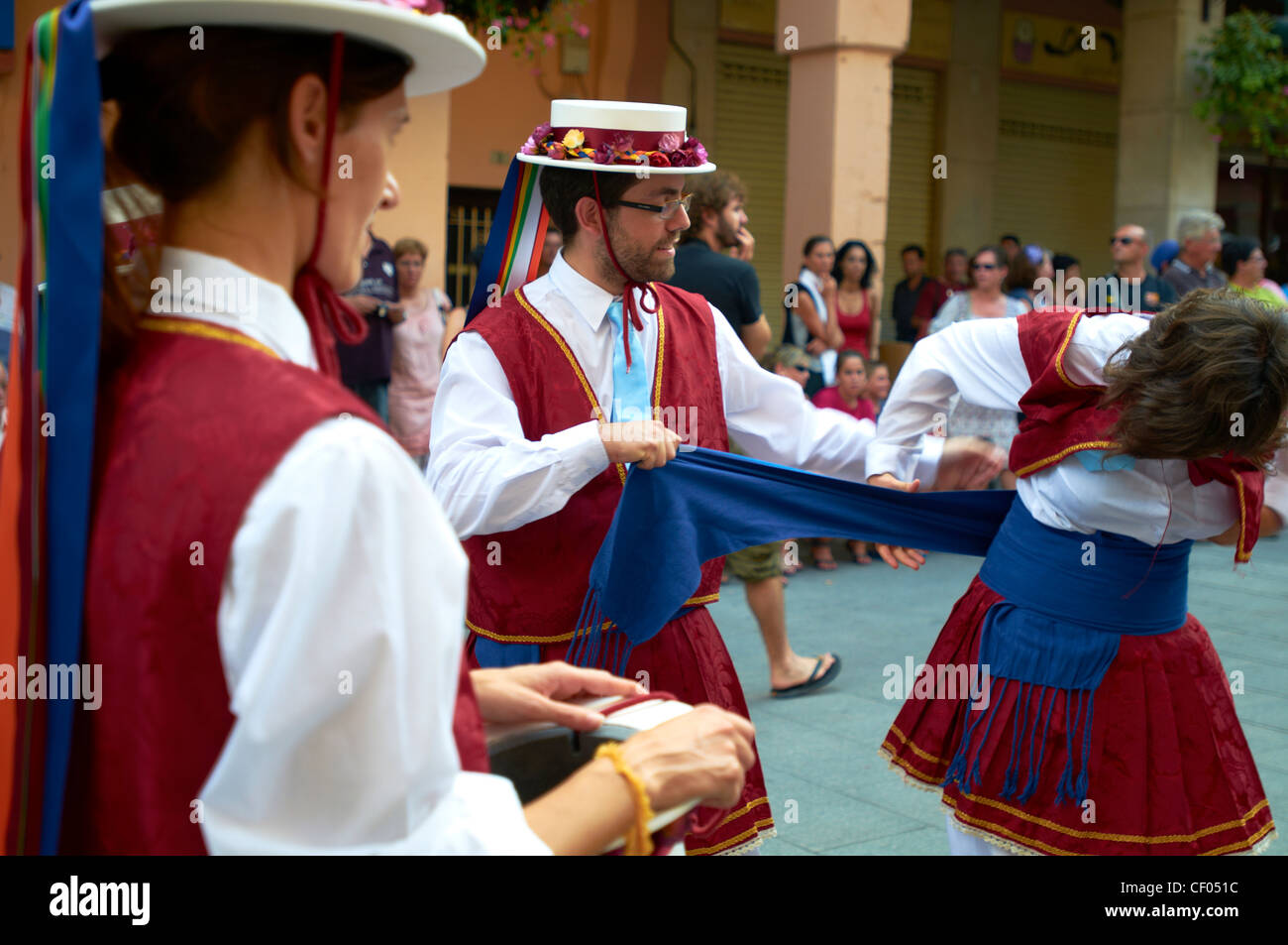 -Traditional "Catalonian" Dancers- Ancient Traditions Stock Photo - Alamy
