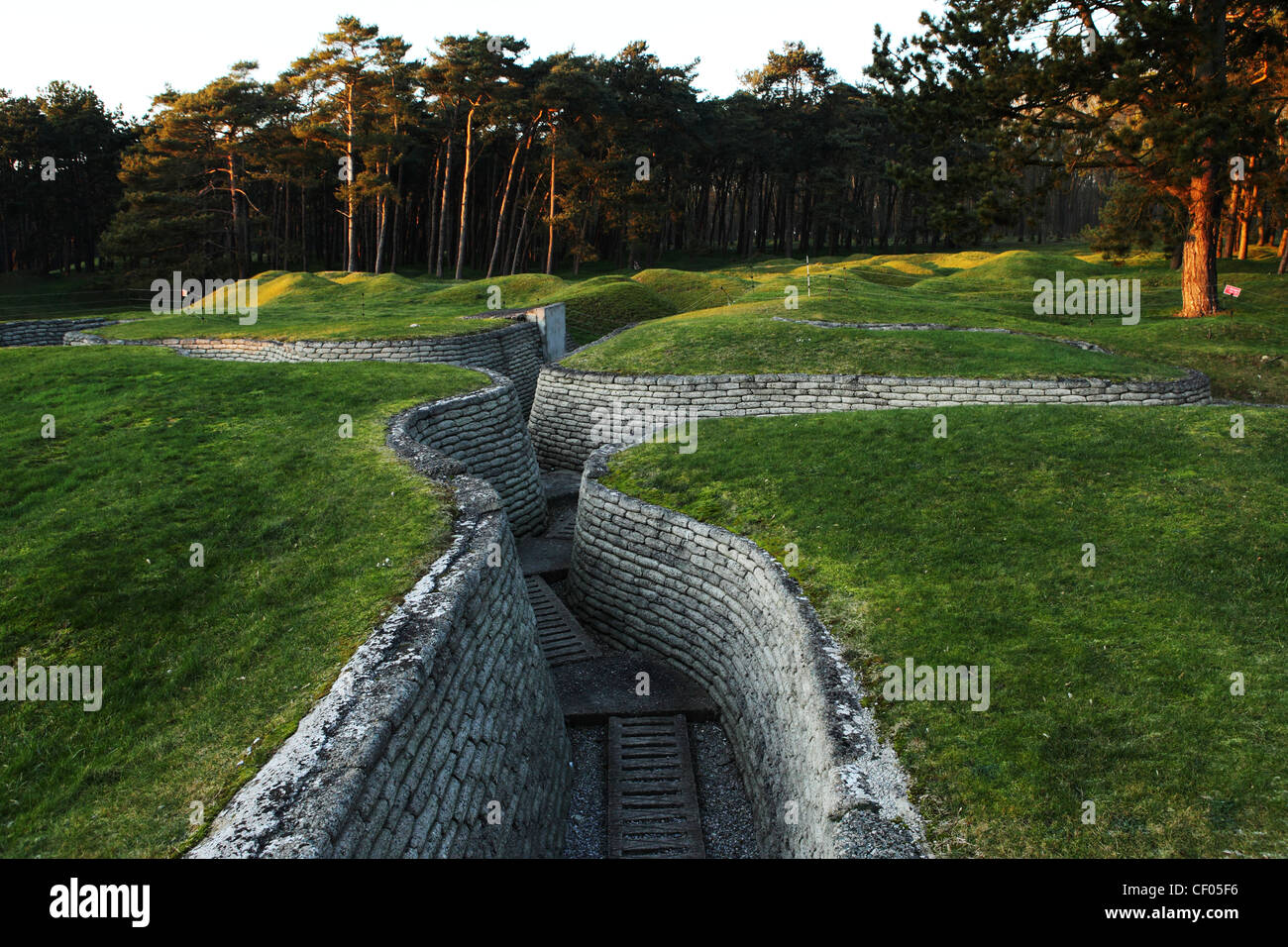First World War trenches at Vimy Ridge National Historic Site of Canada ...
