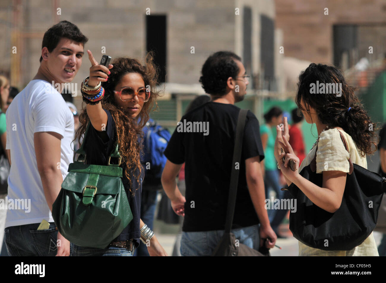 Student life on the new campus of the American University in Cairo, on ...