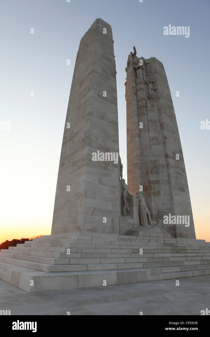 Vimy Monument at the Vimy Ridge National Historic Site of Canada ...