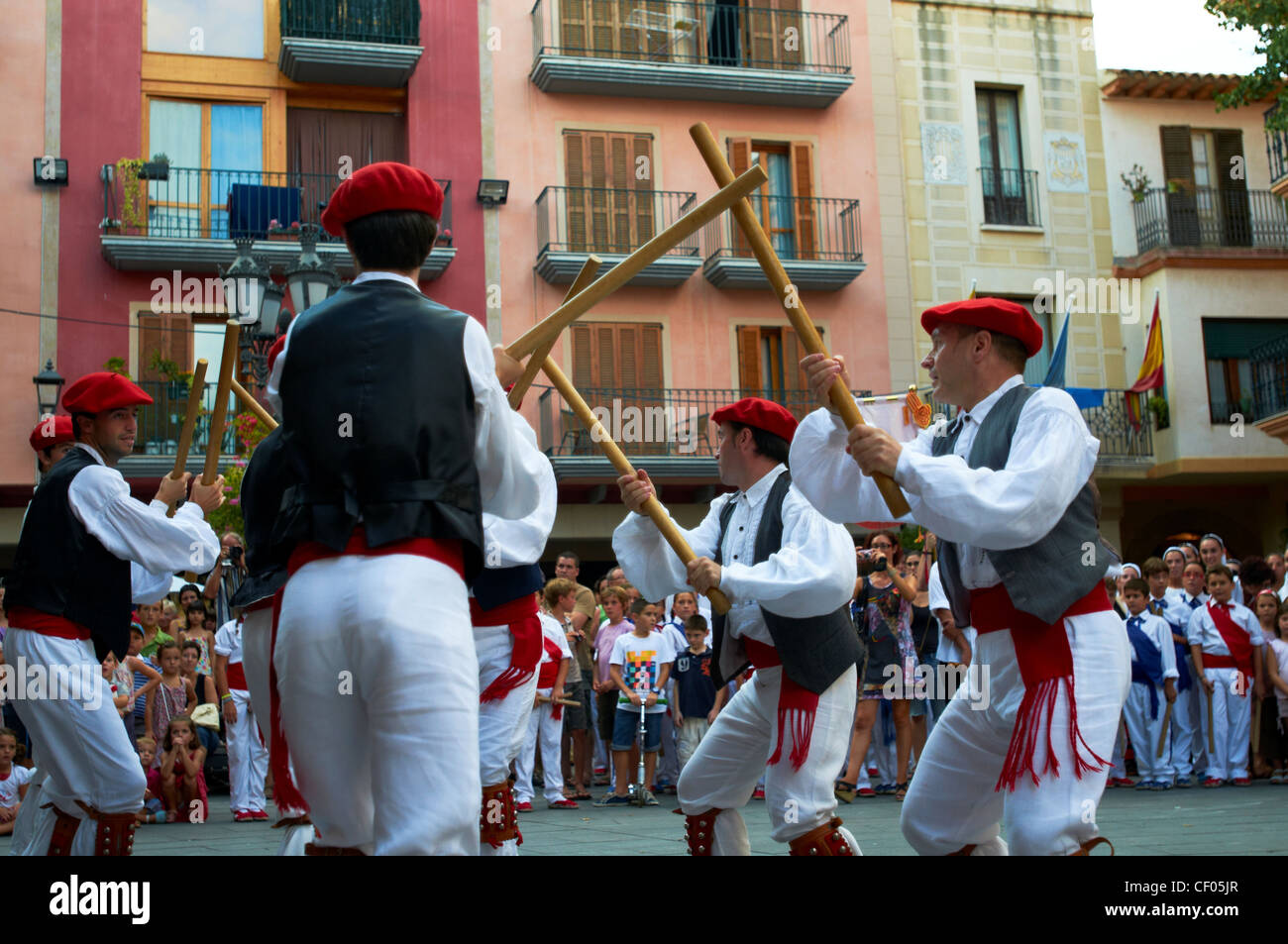 -Traditional "Vasconian" Dancers- Ancient Traditions Stock Photo - Alamy