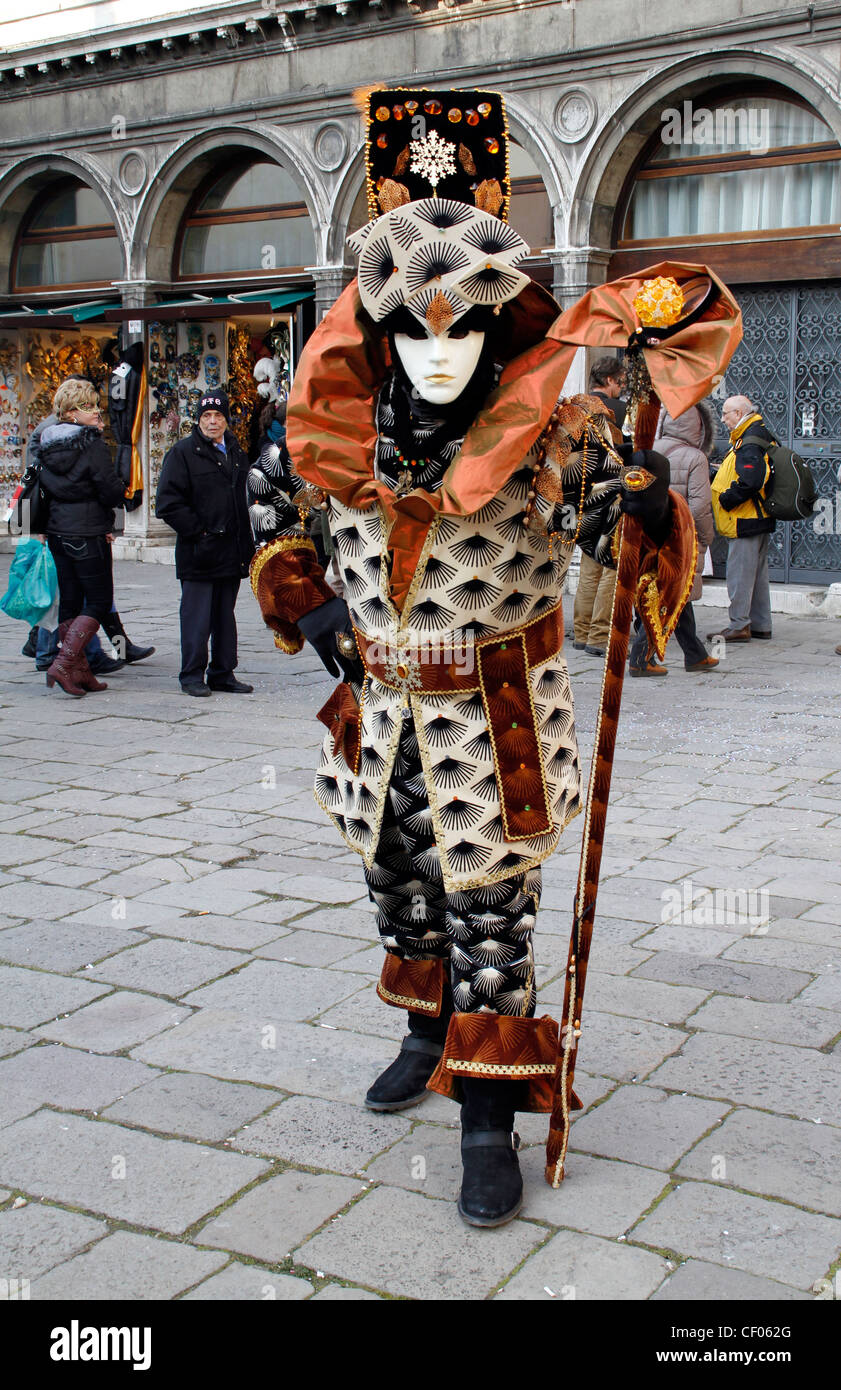Masked person Carnival in Venice, Venice, Italy, Europe Stock Photo - Alamy