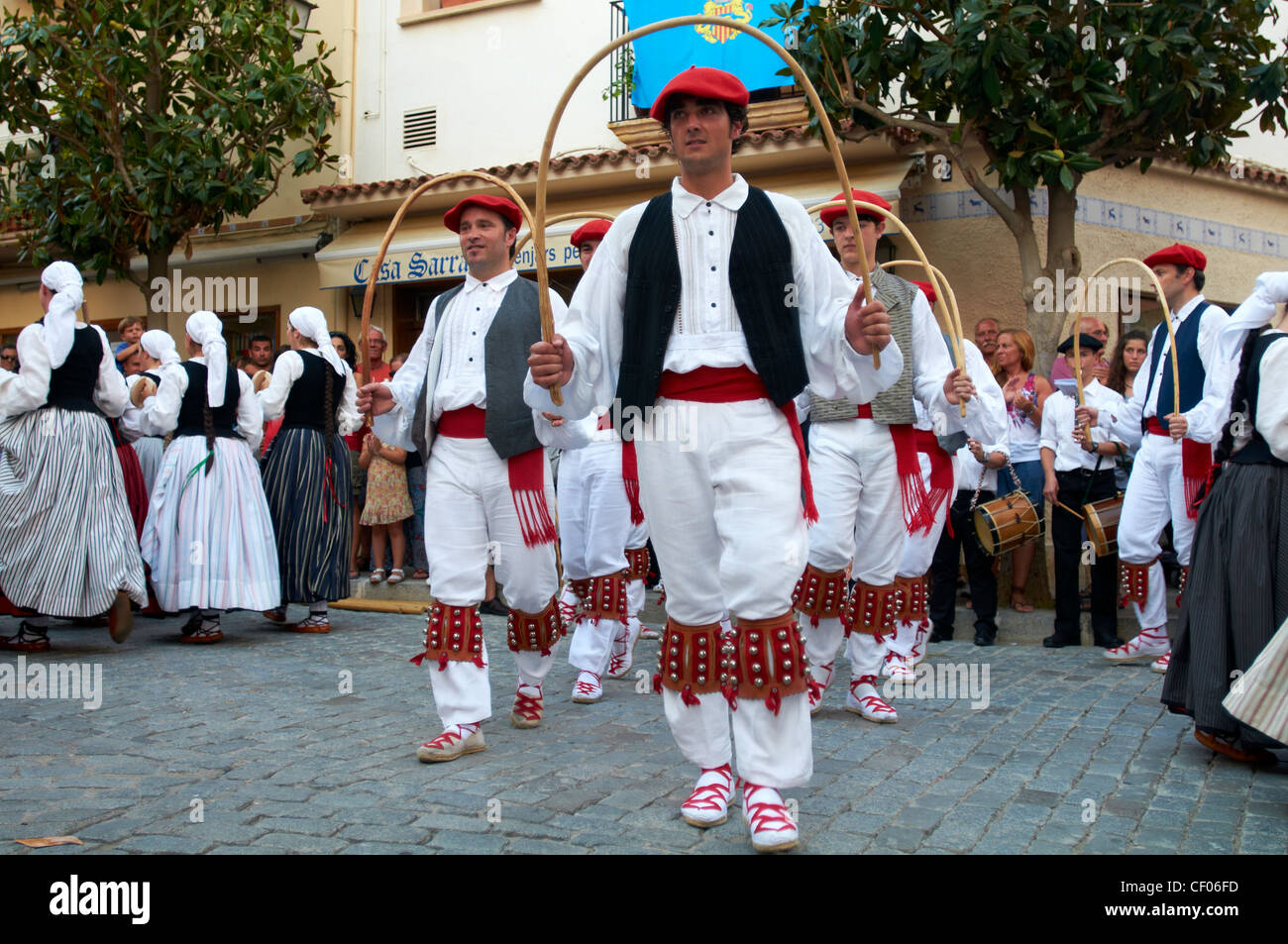 -Traditional "Vasconian" Dancers- Ancient Traditions Stock Photo - Alamy