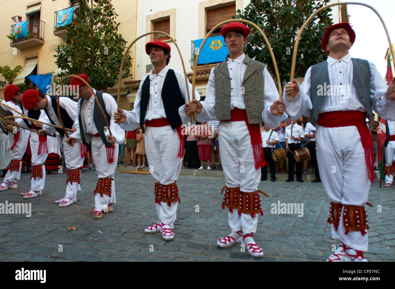 -Traditional "Vasconian" Dancers- Ancient Traditions Stock Photo - Alamy