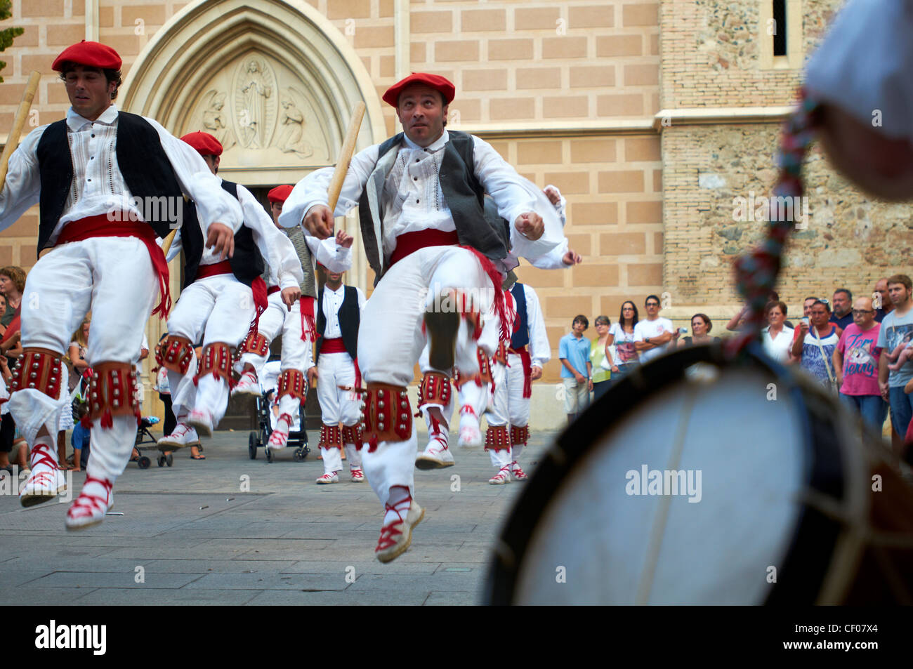 -Traditional "Vasconian" Dancers- Ancient Traditions Stock Photo - Alamy