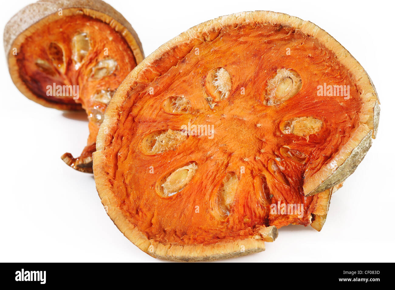 Bael Fruit tea on white background Stock Photo - Alamy