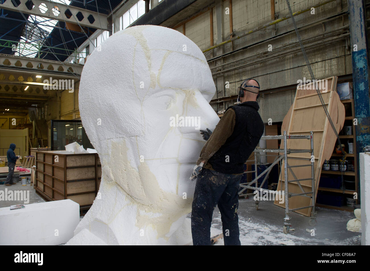 Polystyrene sculpture hi-res stock photography and images - Alamy