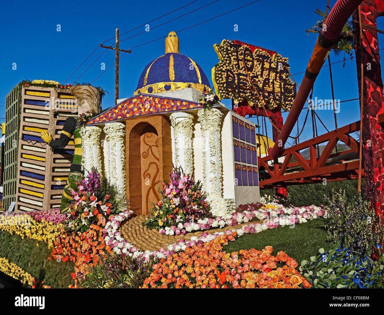 Parade float flowers pageant hi-res stock photography and images - Alamy