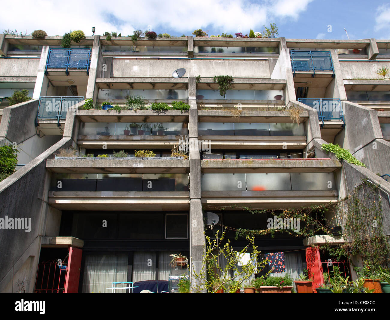 Alexandra Road housing estate iconic new brutalist architecture in ...