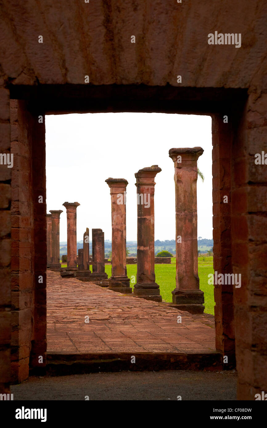 Jesuit Missions of la Santisima Jesus de Tavarangue, Paraguay Stock ...