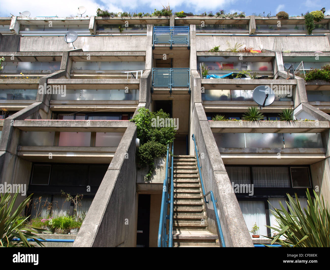 Alexandra Road housing estate iconic new brutalist architecture in ...