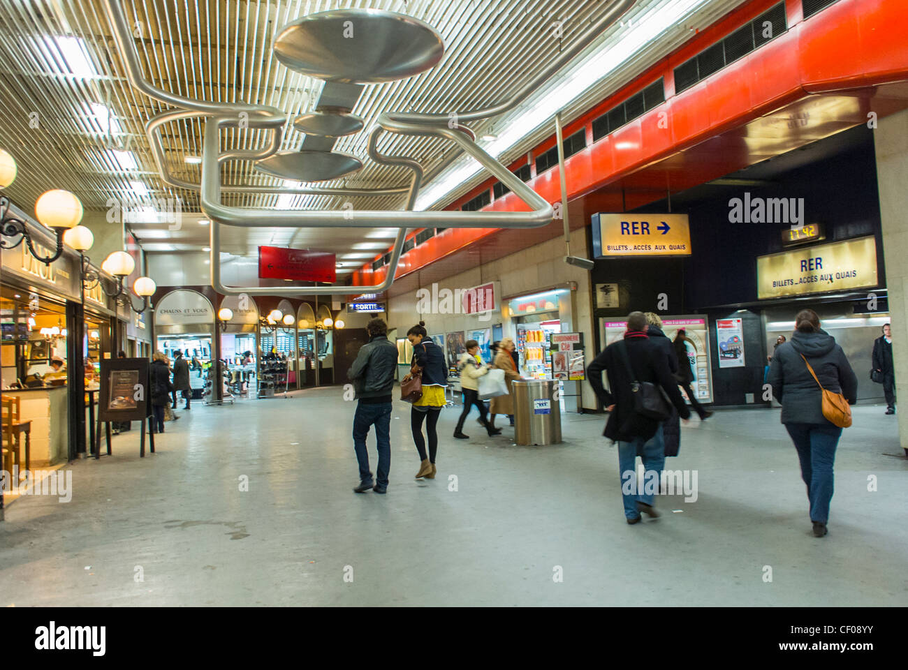 Underground station auber paris france hi-res stock photography and ...