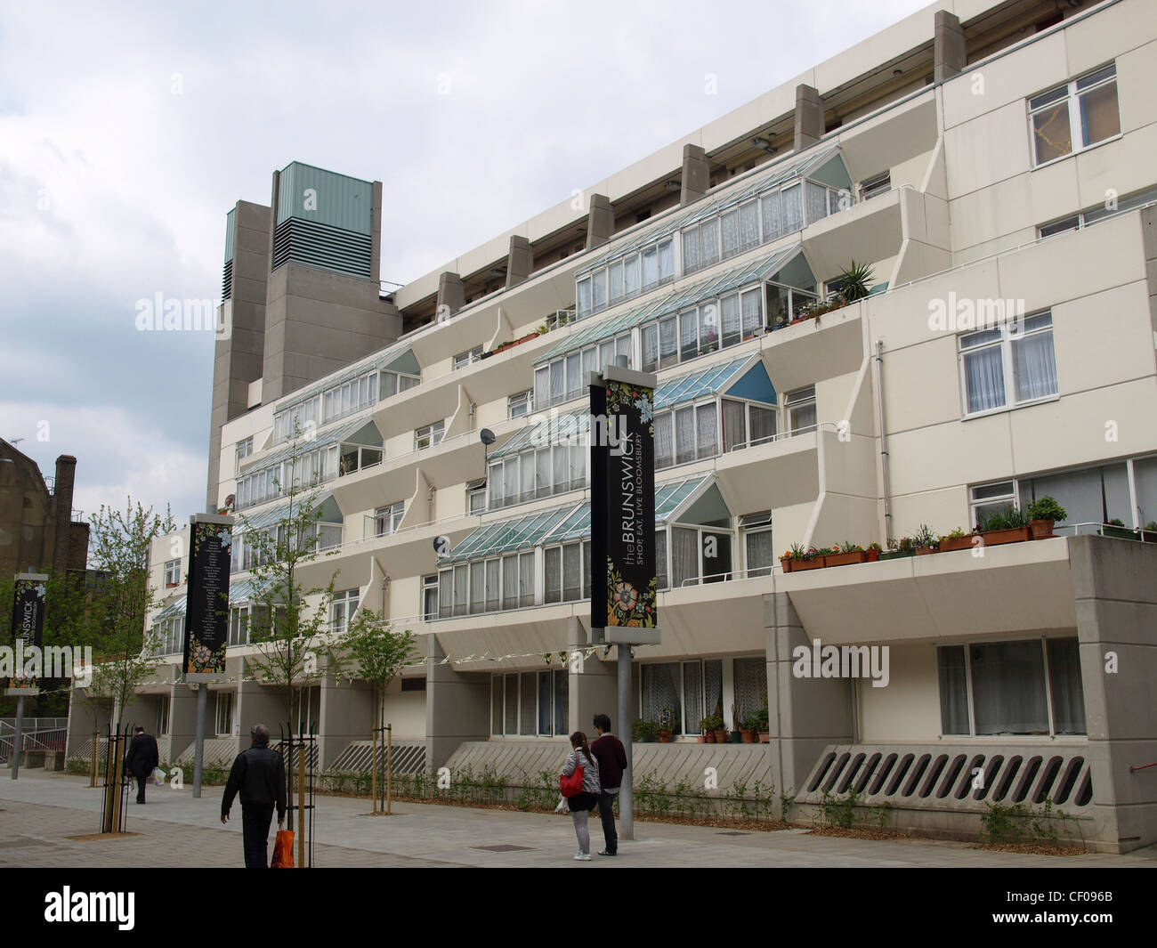 Brunswick Centre iconic new brutalist architecture in London, England ...