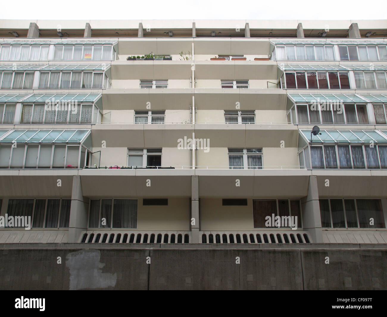 Brunswick Centre iconic new brutalist architecture in London, England ...