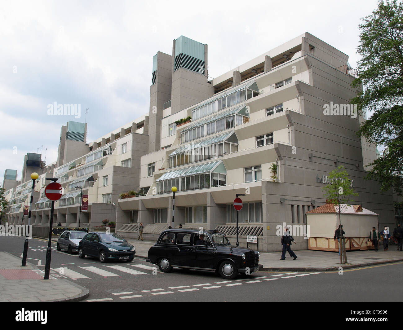 Brunswick Centre iconic new brutalist architecture in London, England ...