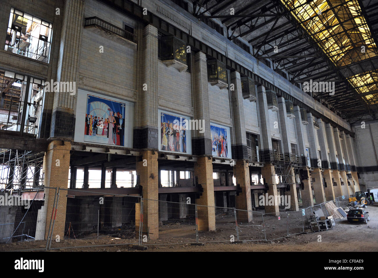 inside view of battersea power station Stock Photo - Alamy