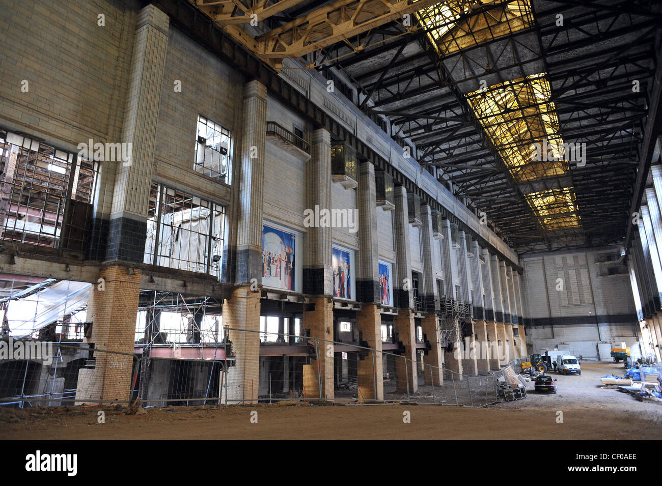 inside view of battersea power station Stock Photo - Alamy