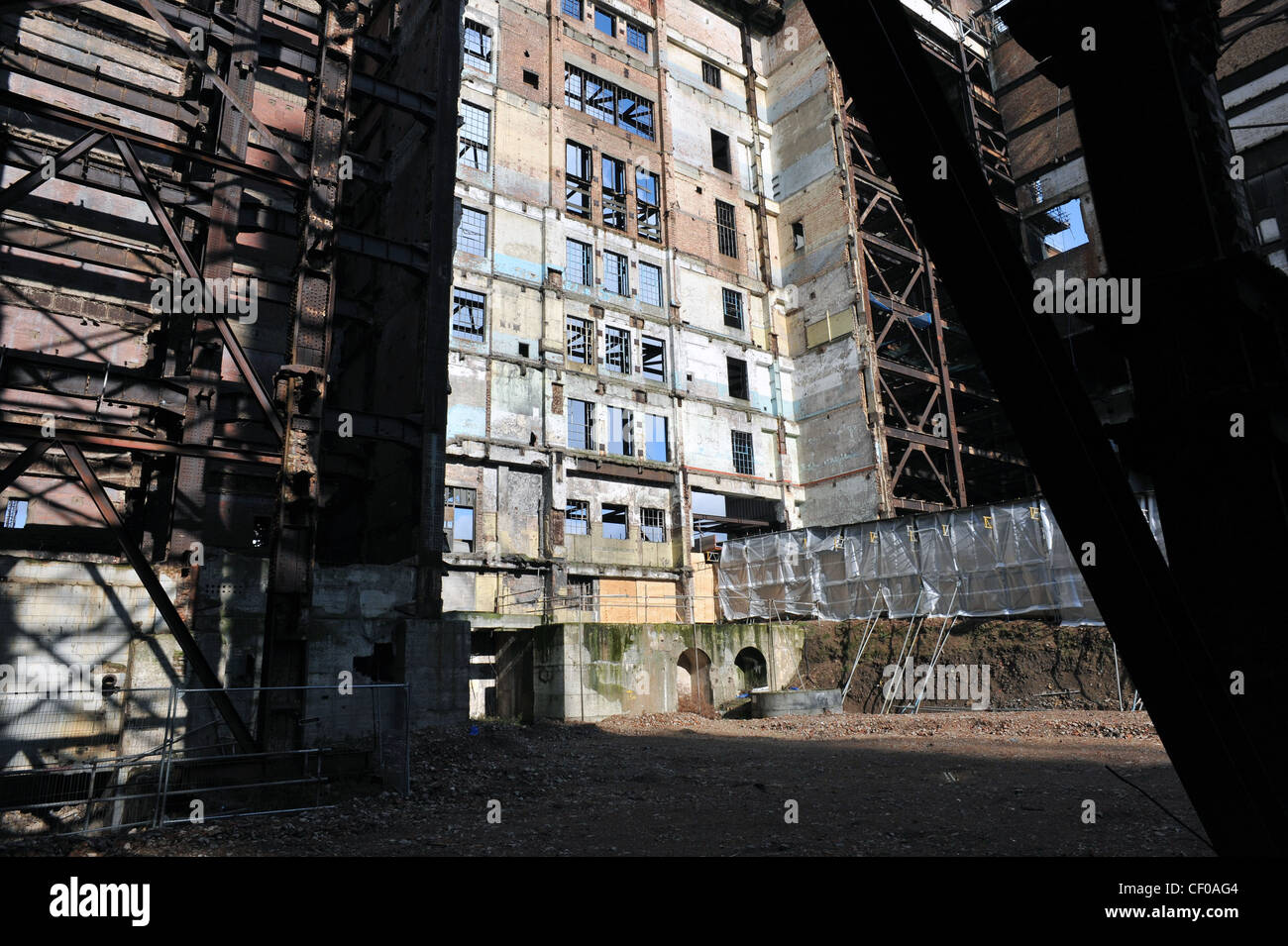inside view of battersea power station Stock Photo - Alamy