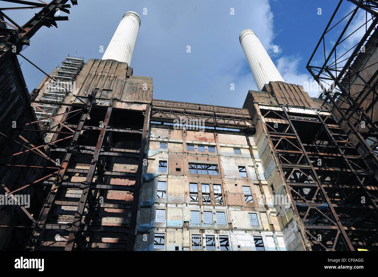inside view of battersea power station Stock Photo - Alamy