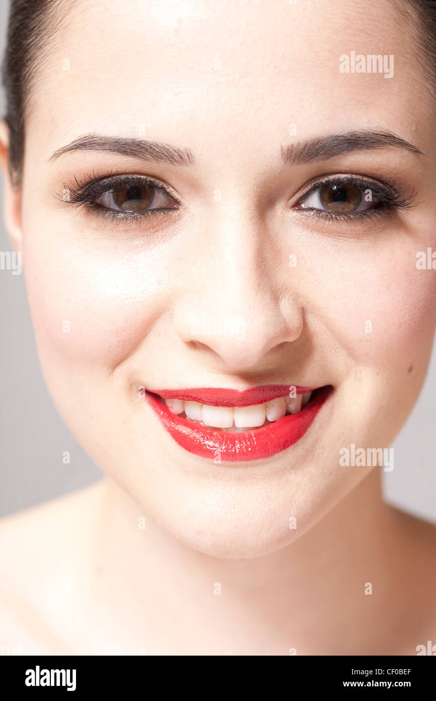 Step-by-Step Lip Colour Stock Photo - Alamy