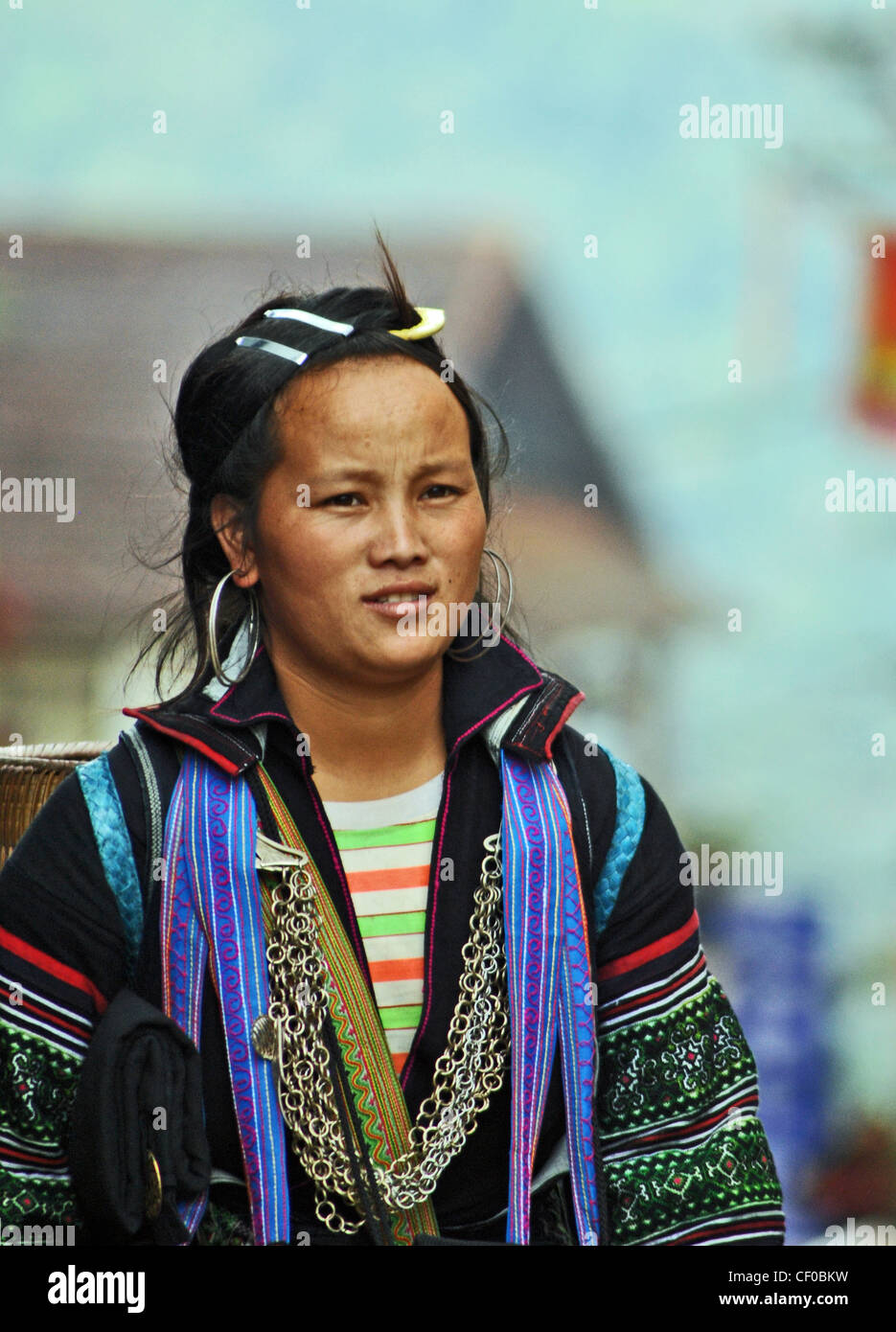Ethnic Hmong girl in Sapa, Vietnam Stock Photo - Alamy
