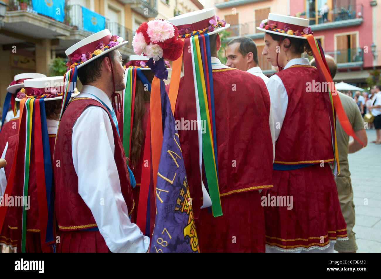 -Traditional "Catalonian" Dancers- Ancient Traditions Stock Photo - Alamy