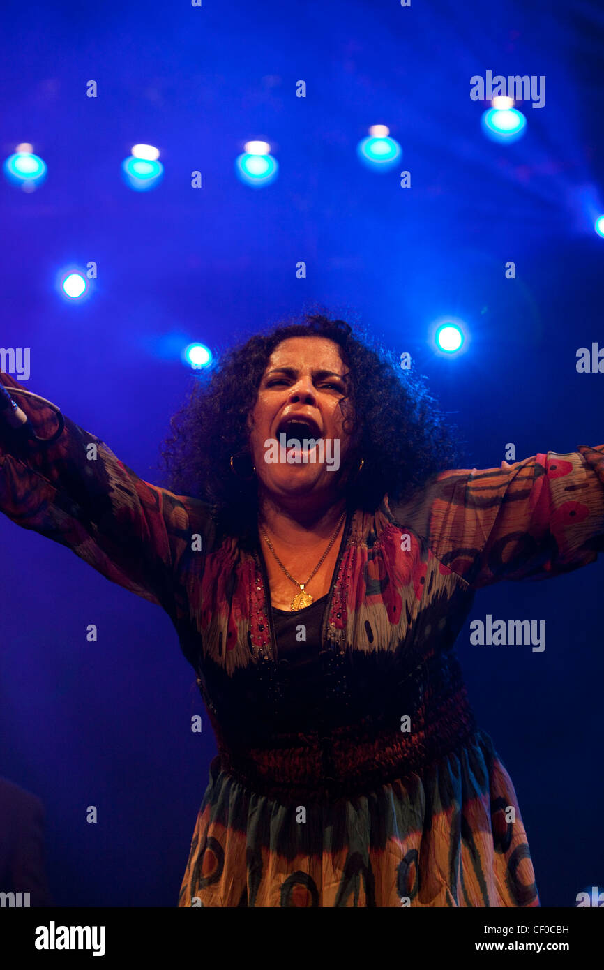 Yenisel Valdes Yenny Los Van Van singer, London, England, UK Stock ...