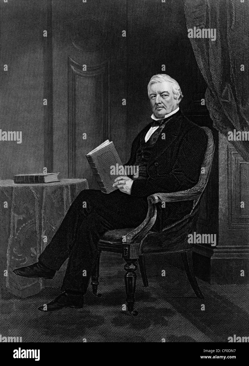 Vintage portrait of Millard Fillmore (1800 - 1874) - the 13th US ...