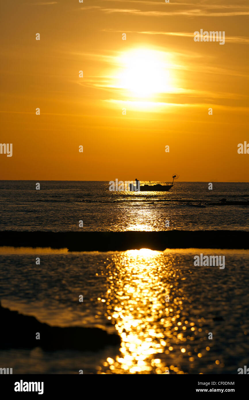 Cyprus sunset boat hi-res stock photography and images - Alamy