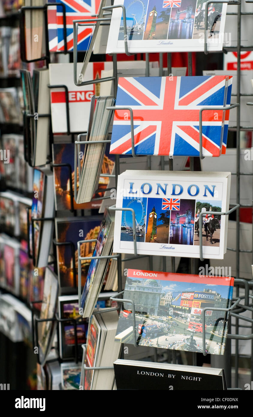 Souvenir shop display of postcards hi-res stock photography and images - Alamy
