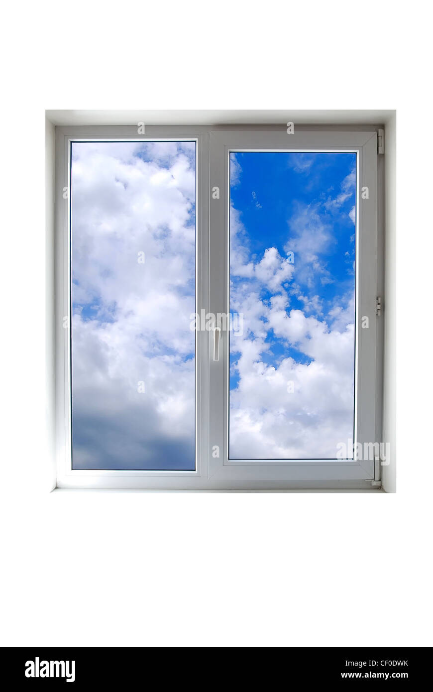 Window seat view Cut Out Stock Images & Pictures - Alamy