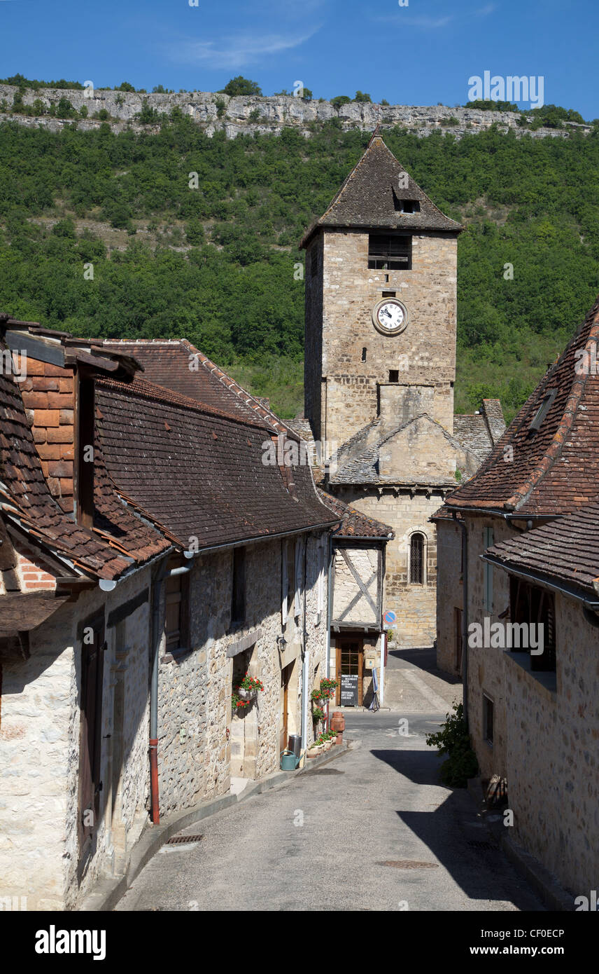 The Plus Beau Village of Autoire Stock Photo - Alamy