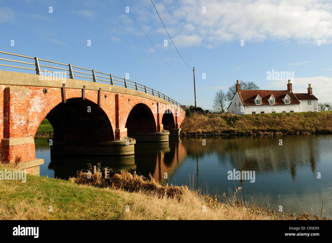 Tattershall Old Bridge.Tattershall Village and the River Witham ...