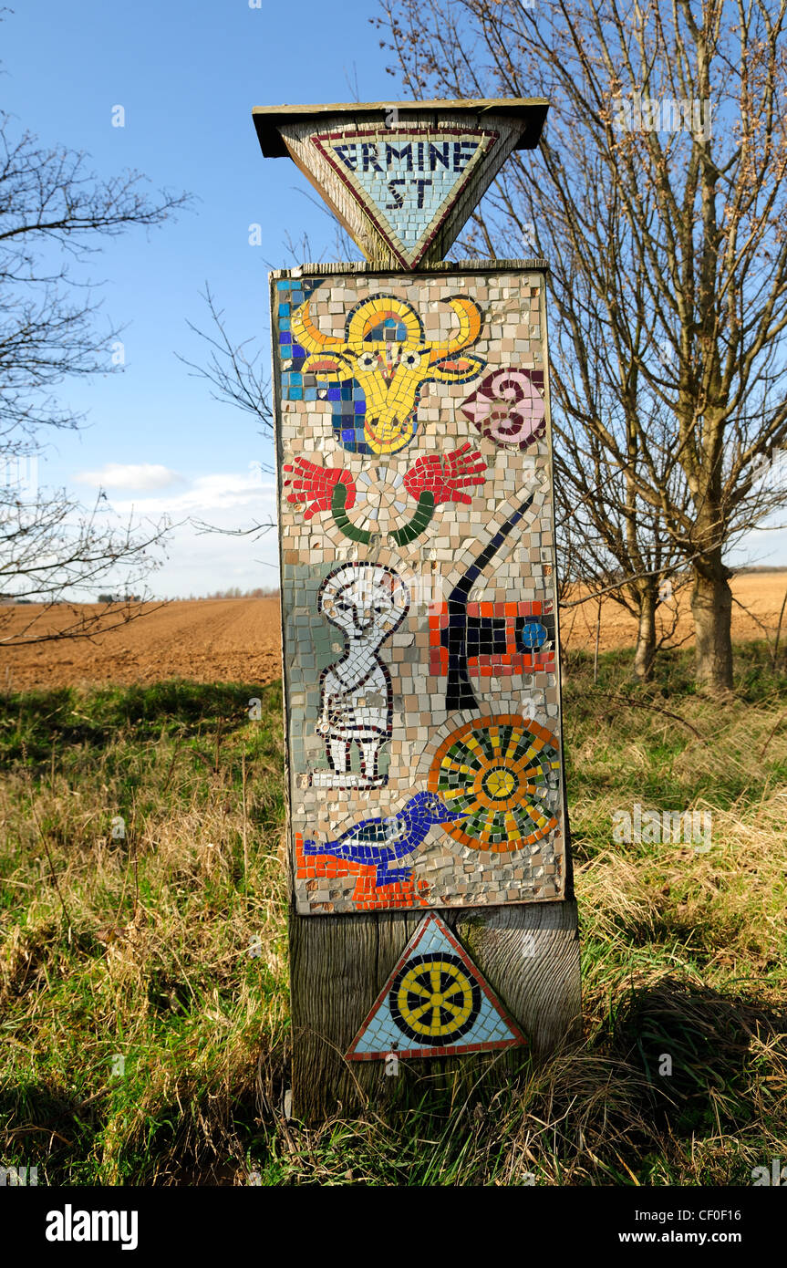 Ermine street roman road hi-res stock photography and images - Alamy