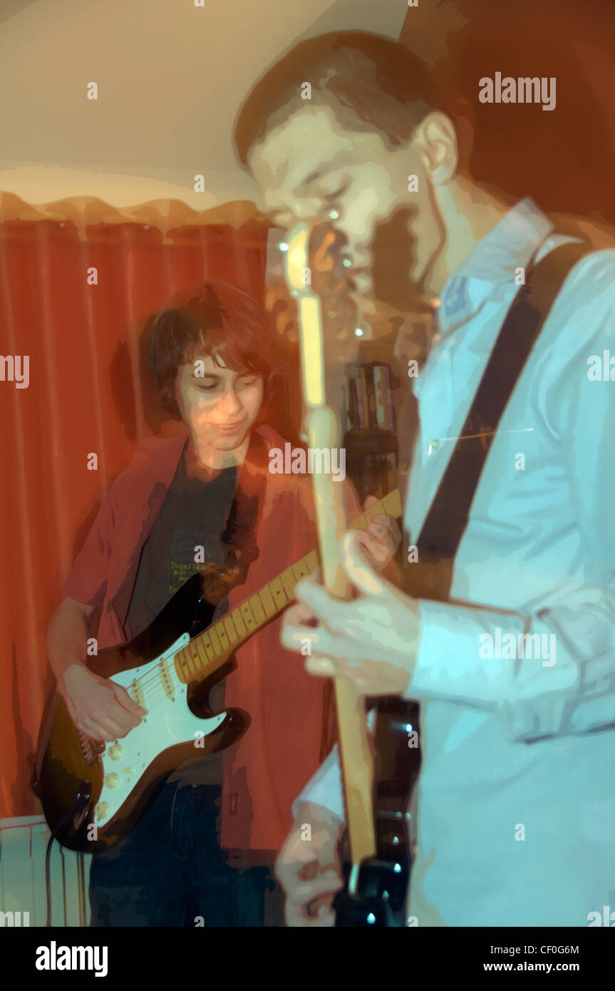 Guitar band hi-res stock photography and images - Alamy