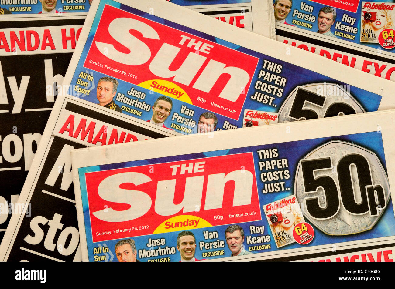 The sun front cover newspaper hi-res stock photography and images - Alamy
